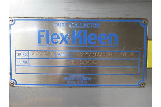 Flex Kleen 22.5/36M-PVBL-36 III dust collector with NYB blower ...
