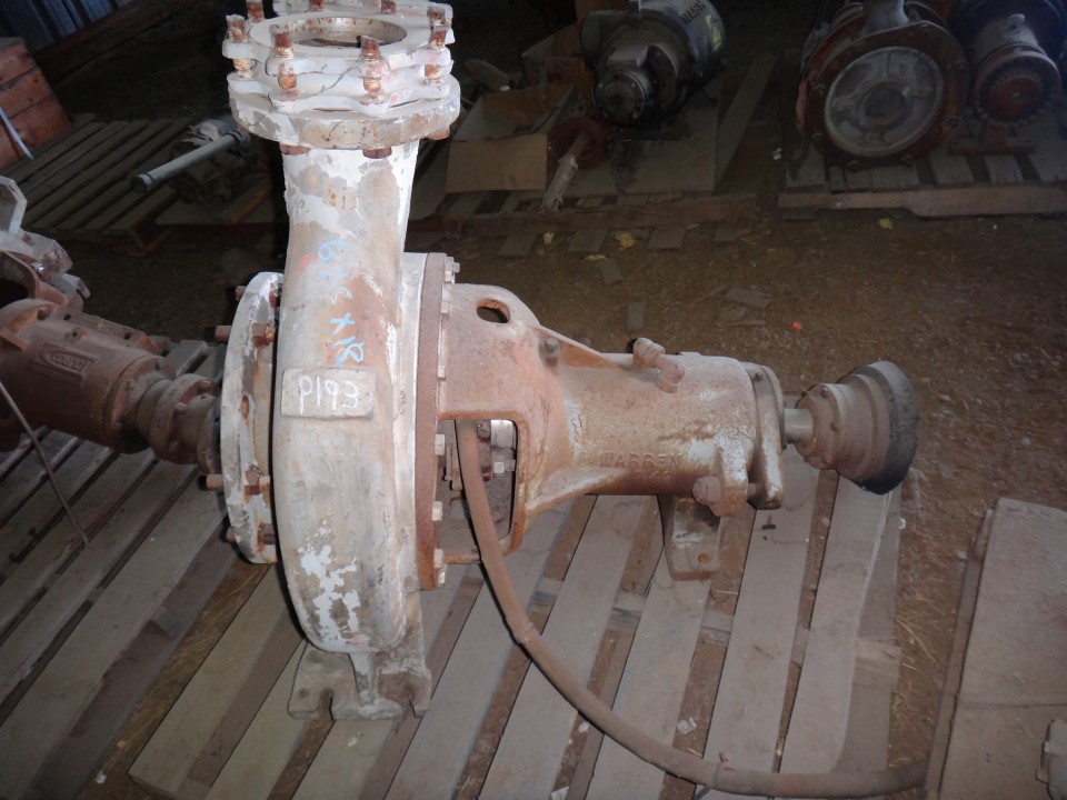 Warren 8X6X18 CF8M Centrifugal Pump, Transamerican Equipment Company