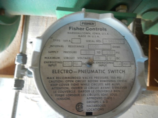 Fisher 8" 150 Class, 316 Stainless E-Disc Control Valve, Transamerican ...