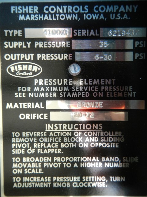 Fisher 2" Steel, Flanged Control Valve, Transamerican Equipment Company