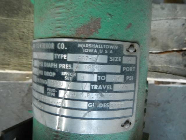 Fisher 1" 3600 Class, WCB Steel Threaded Control Valve, Transamerican ...