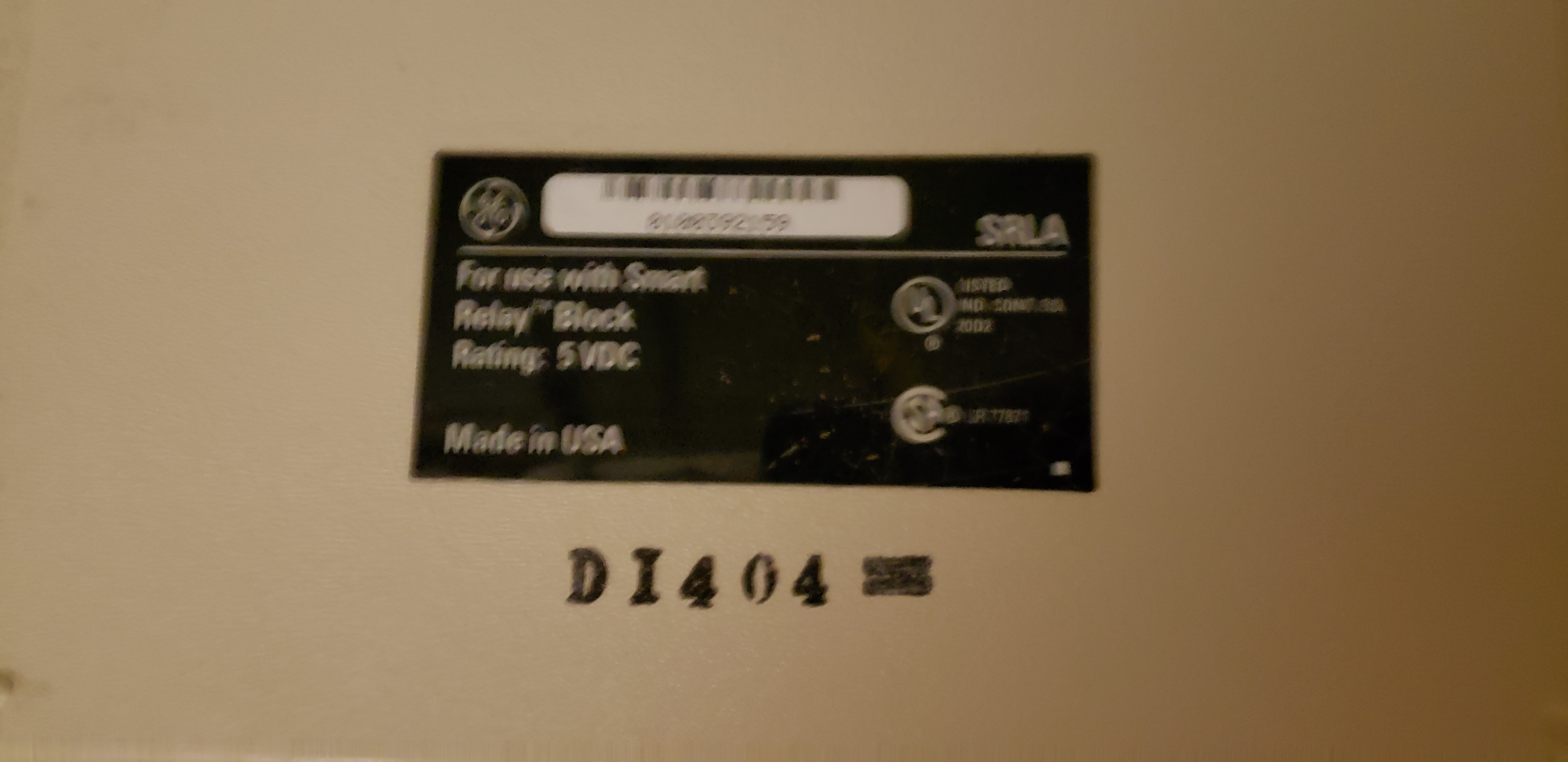 GE Smart Relay Loader with Connecting Cable SRLA, Transamerican ...