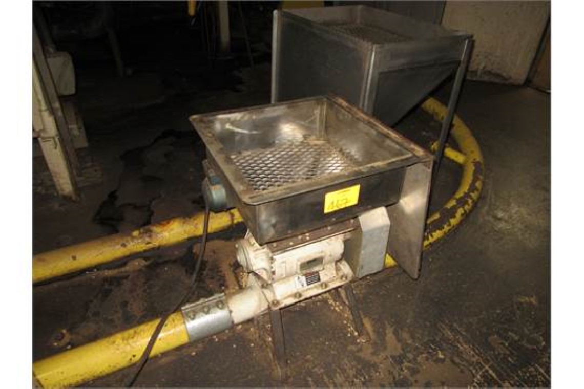 MAC RV-102 Rotary Airlock Valve with Hopper, Transamerican Equipment ...