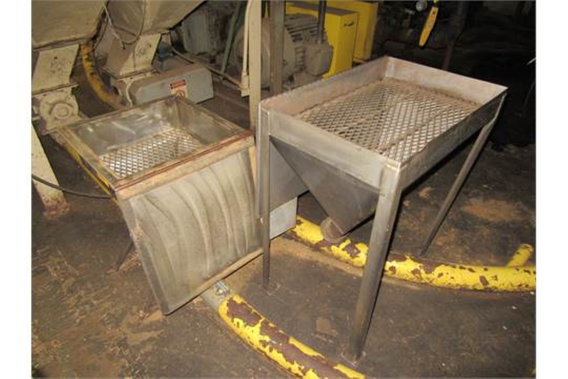 MAC RV-102 Rotary Airlock Valve with Hopper, Transamerican Equipment ...