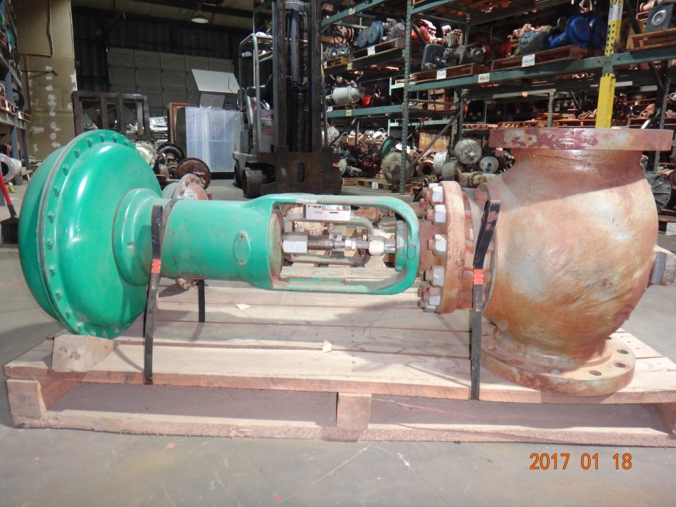 Fisher 8" x 6" 300 Rating, WCB Steel Flanged Control Valve ...