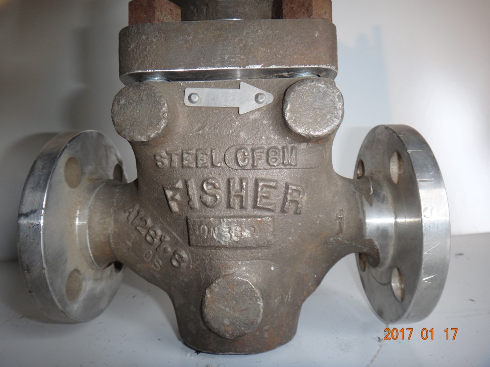Fisher 1", Class 300, Cast Steel, Control Valve, Transamerican ...