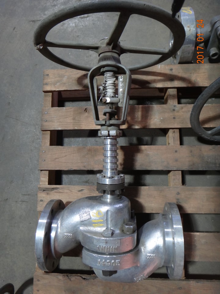 Annin 4", Class 300, 316SS, Control Valve, Transamerican Equipment Company