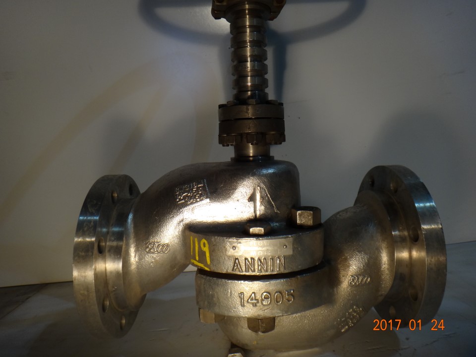 Annin 4", Class 300, 316SS, Control Valve, Transamerican Equipment Company