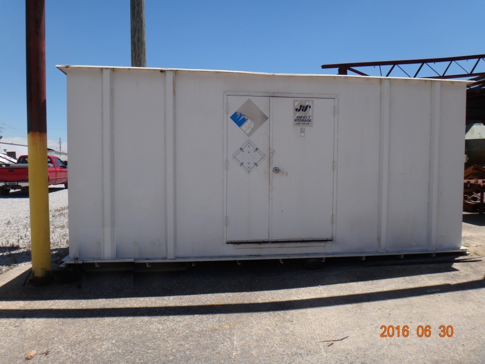2002 Safety Storage Building 232" x 80" x 104", Transamerican Equipment ...