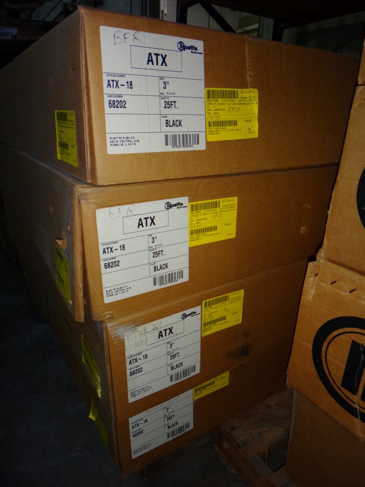 Liquatite ATX-18 3" x 25' flexible conduit, Transamerican Equipment Company