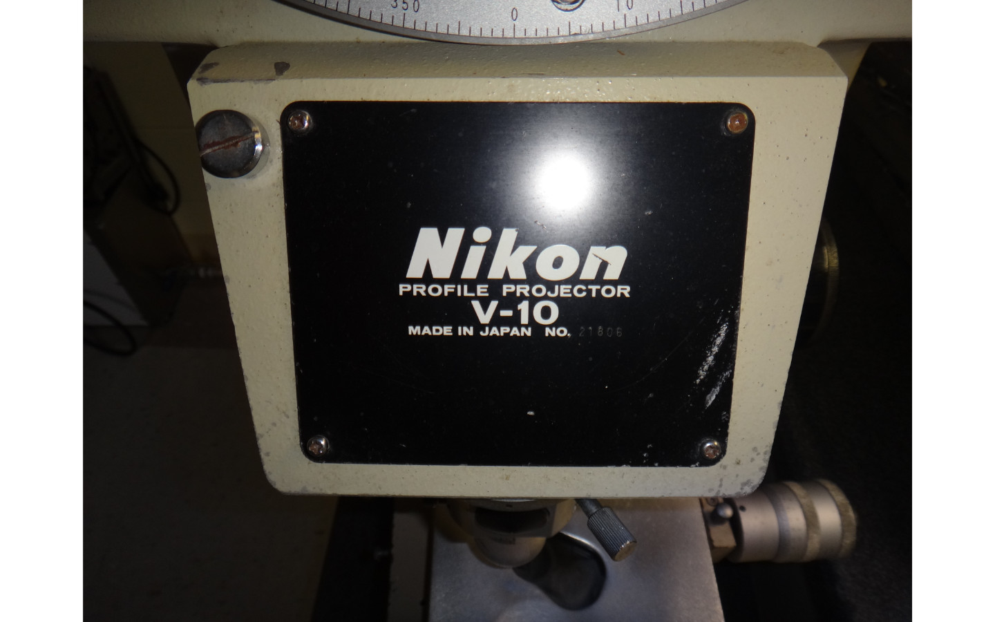 Nikon V-10 Profile Projector, Transamerican Equipment Company