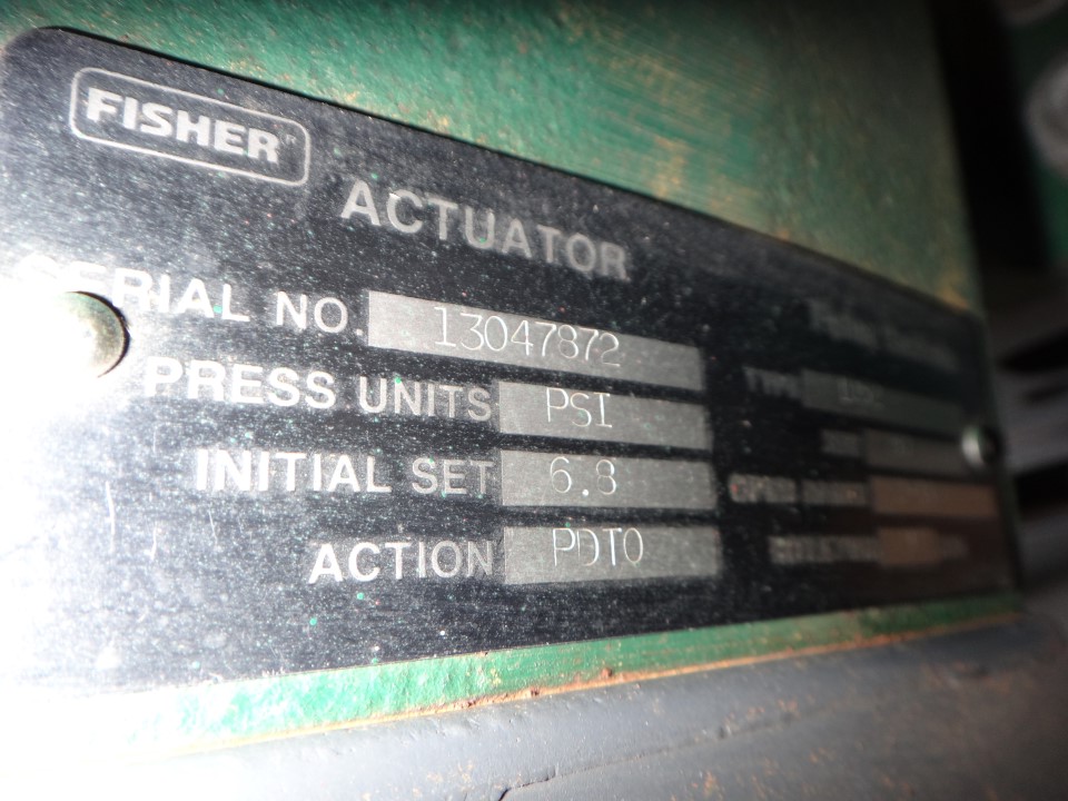 Fisher Posi-seal 16" Stainless Control Valve, Transamerican Equipment ...