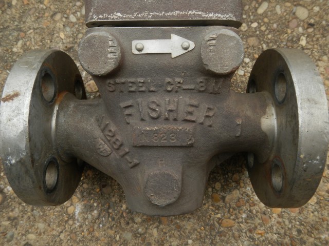 Fisher 1" 300 Class 316 Stainless Steel Control Valve, Transamerican ...