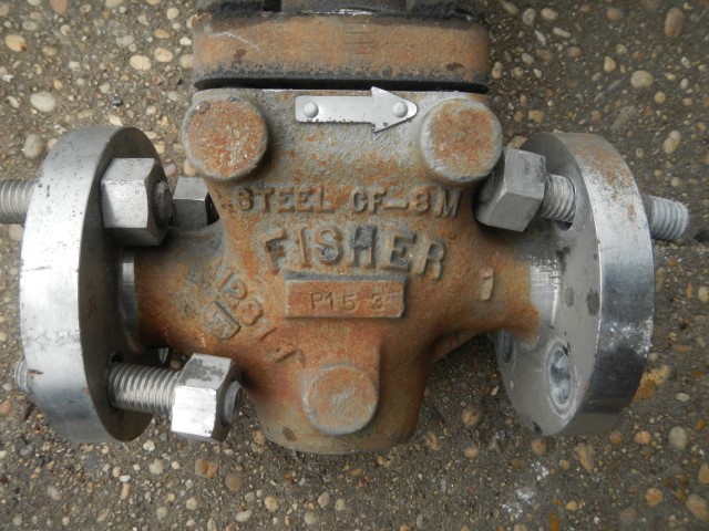 Fisher 1" 300 Class 316 Stainless Steel Control Valve, Transamerican ...
