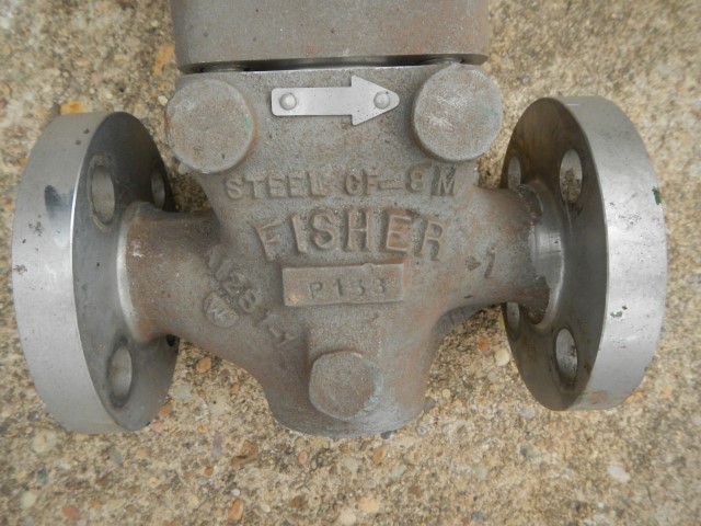 Fisher 1" 300 Class 316 Stainless Steel Control Valve, Transamerican ...