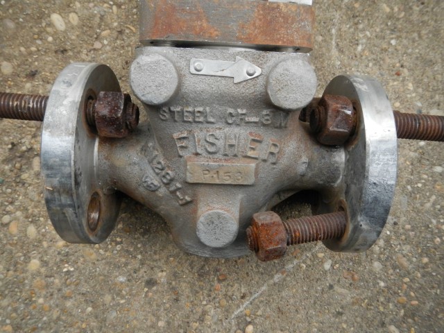 Fisher 1" 300 Class 316 Stainless Steel Control Valve, Transamerican ...