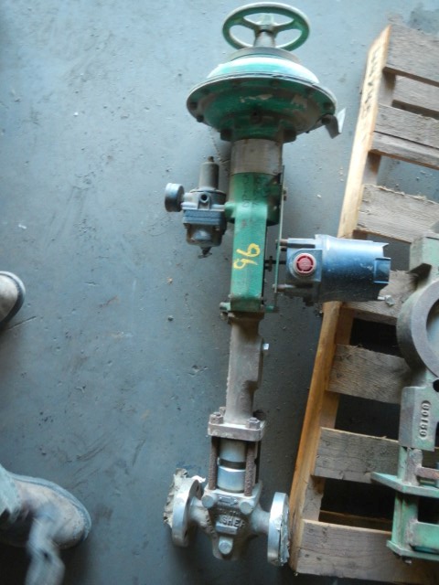 Fisher 1" 300 Class, 316 Stainless Flanged Control Valve, Transamerican ...