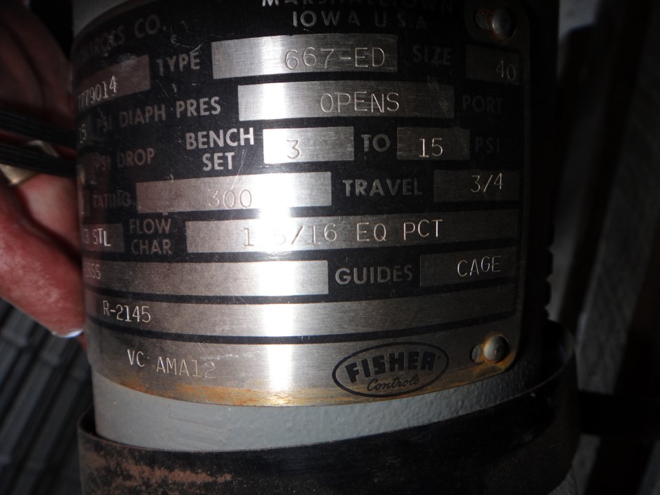 Fisher 2" 300 Class, WCB Steel Flanged Control Valve, Transamerican ...