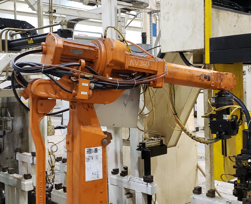 ABB IRB2400-M98A Robot Manipulator Arm w/ Controller and Teach P ...