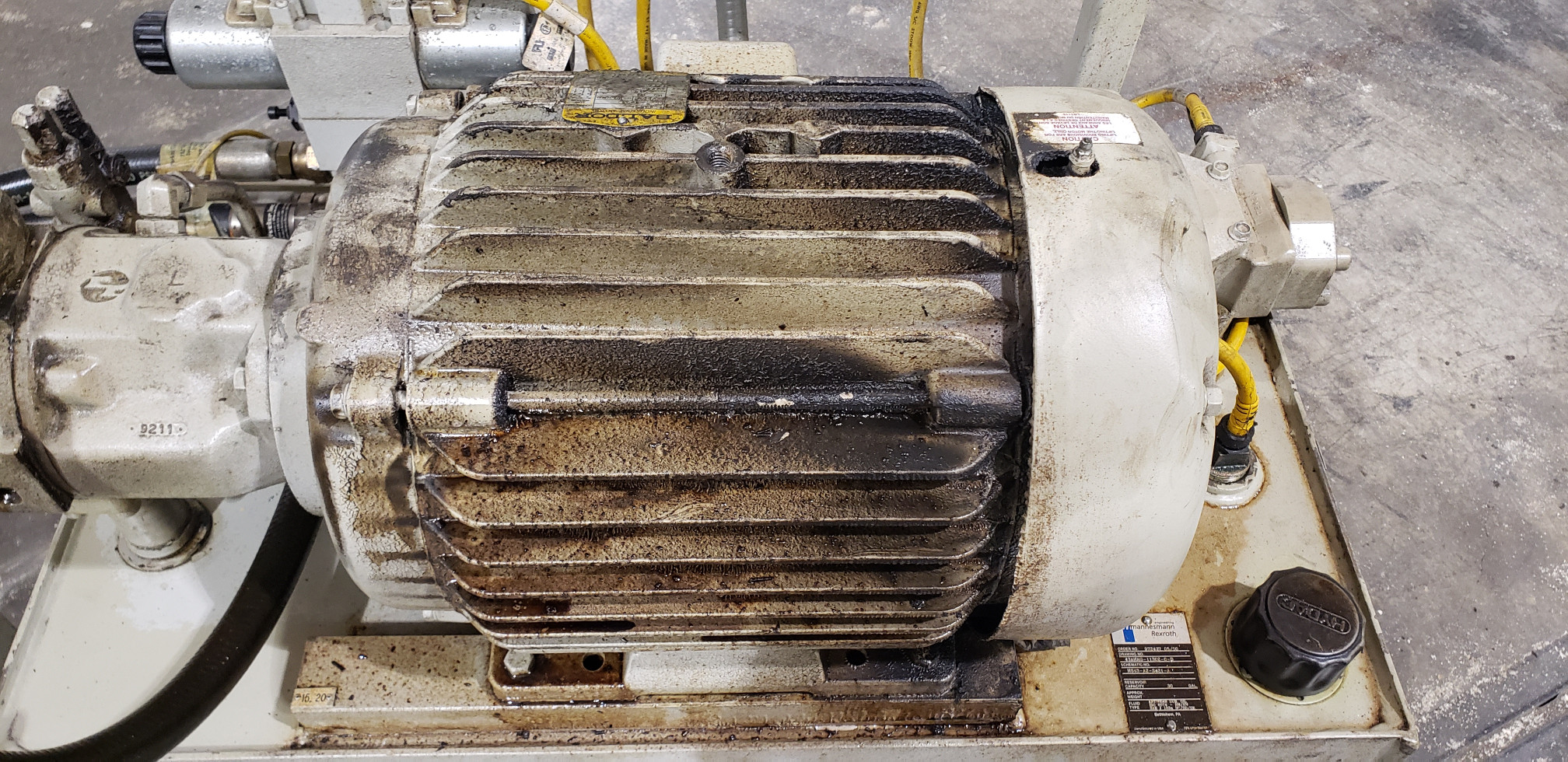 Rexroth 30 Gallon 15 Hp Hydrualic Unit With Control Pannel ...