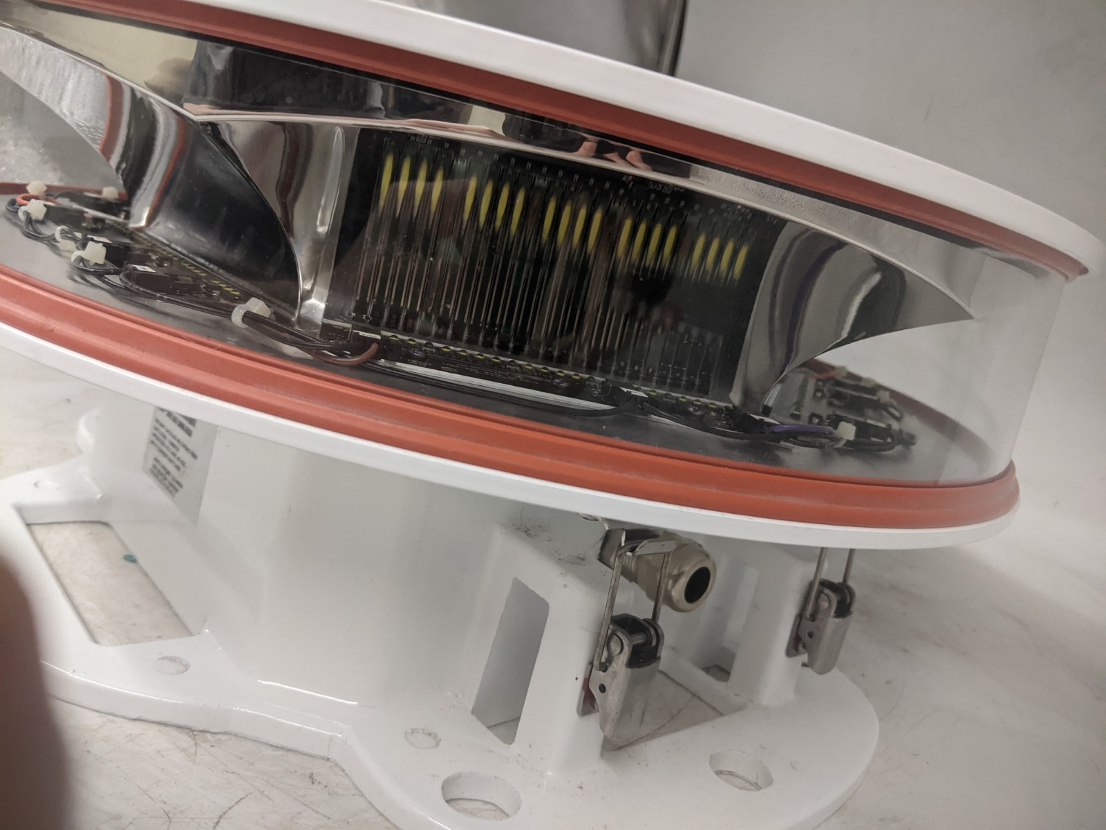 Dialight Vigilant LED L865 Flashing Beacon D1RWC13008, 48VDC, 90 ...