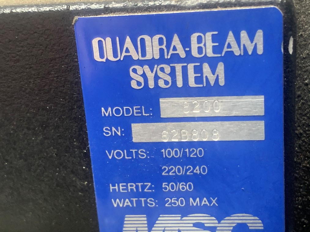 MSC Quadra Beam 8000 Series, 8200, 250W, 240V, Transamerican Equipment ...