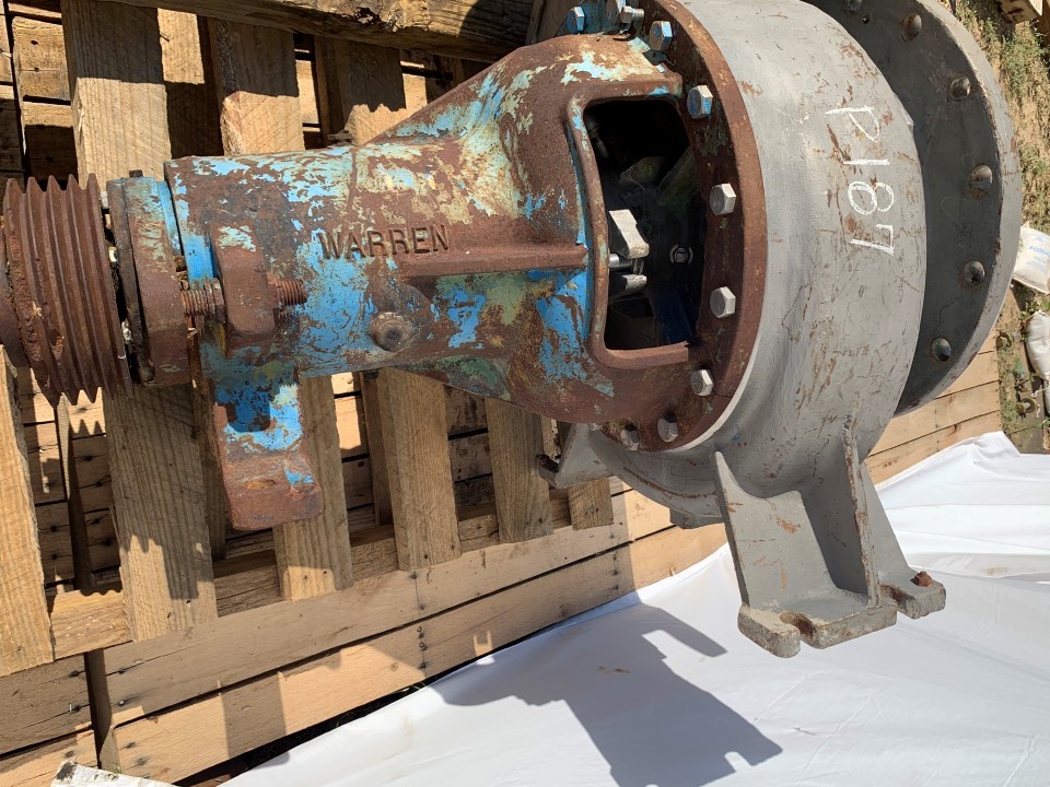 Warren 12X10-18 CF8M Centrifugal Pump, Transamerican Equipment Company