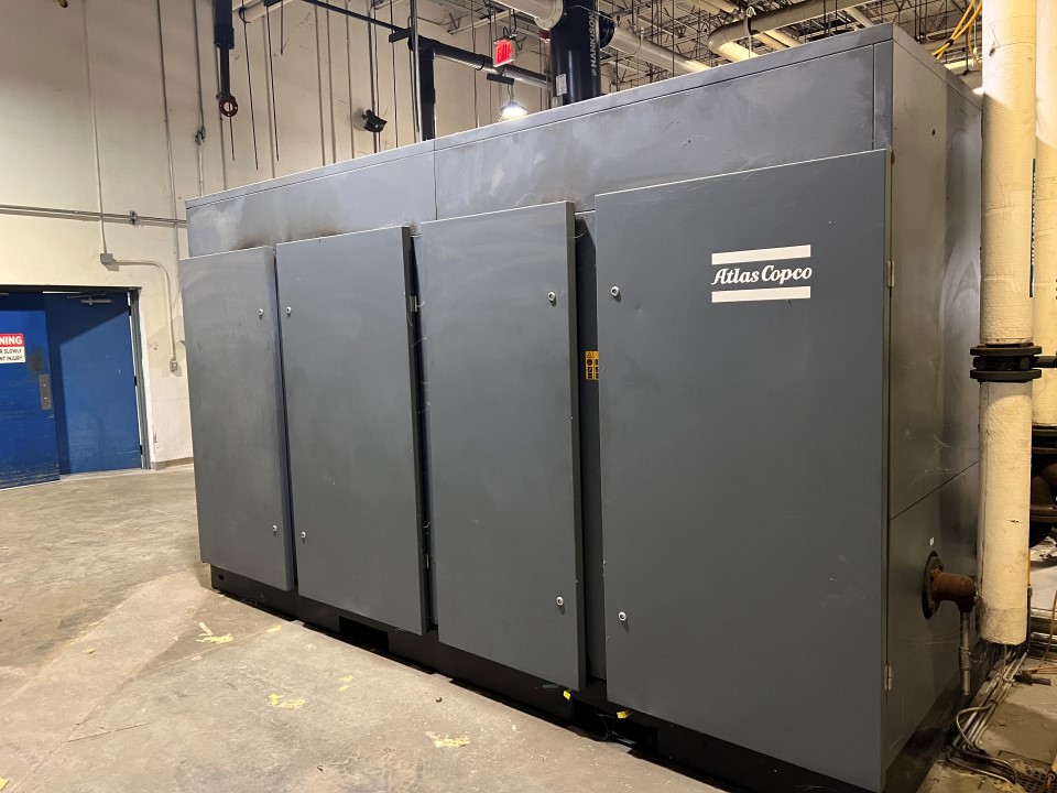 Atlas Copco ZR 750 Screw Compressor, 4000 CFM, 1000 HP, 132 PSI ...