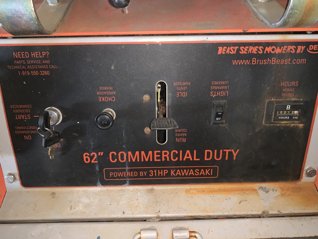 Dek Z-Beast 62ZB 62" Mower, 31 HP, Low hrs, Transamerican Equipment Company