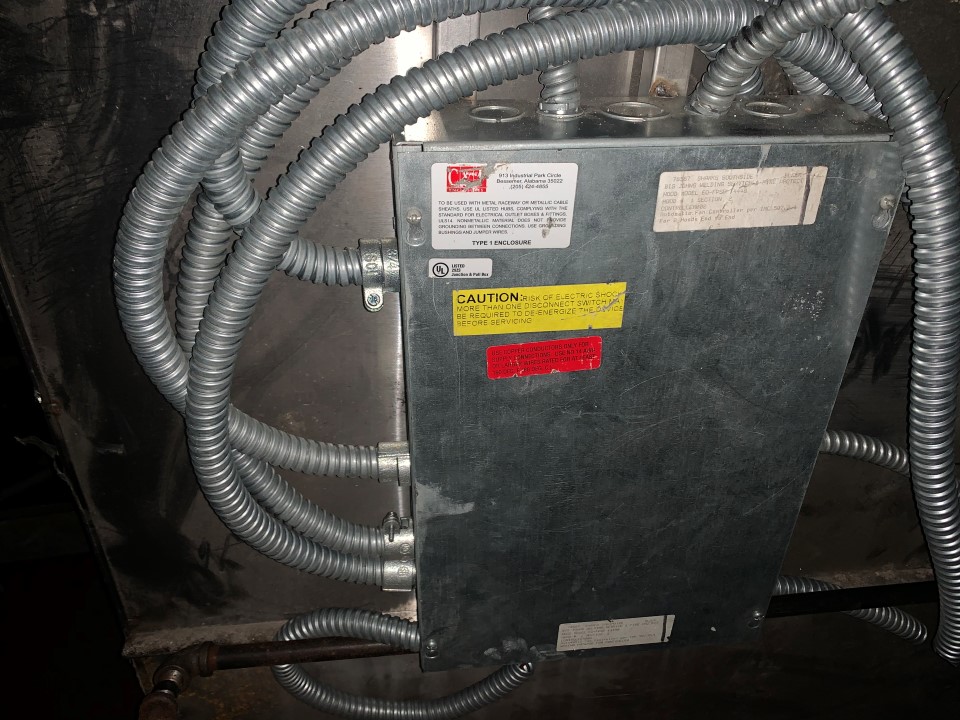 Larkin EO 14448 12' Exhaust Hood, Transamerican Equipment Company