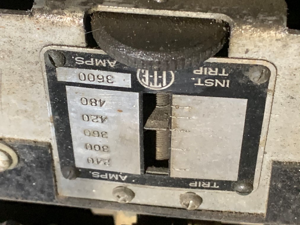 ITE KC Air Circuit Breaker, 300A, 600V, MO/BI, Transamerican Equipment ...