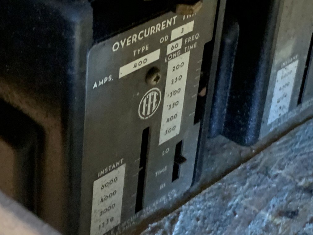 ITE K-600 Air Circuit Breaker 600A 600V MO/DO 400A Trip, Transamerican ...