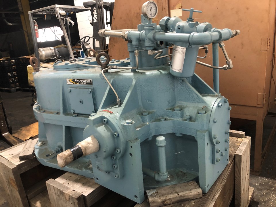 Philadelphia Gear Corporation CW-3 Gear Reducer 155:1, Transamerican ...