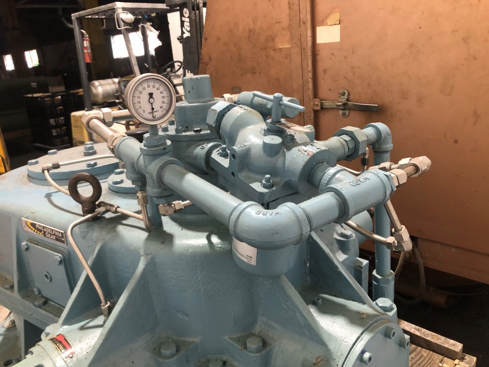 Philadelphia Gear Corporation CW-3 Gear Reducer 155:1, Transamerican ...