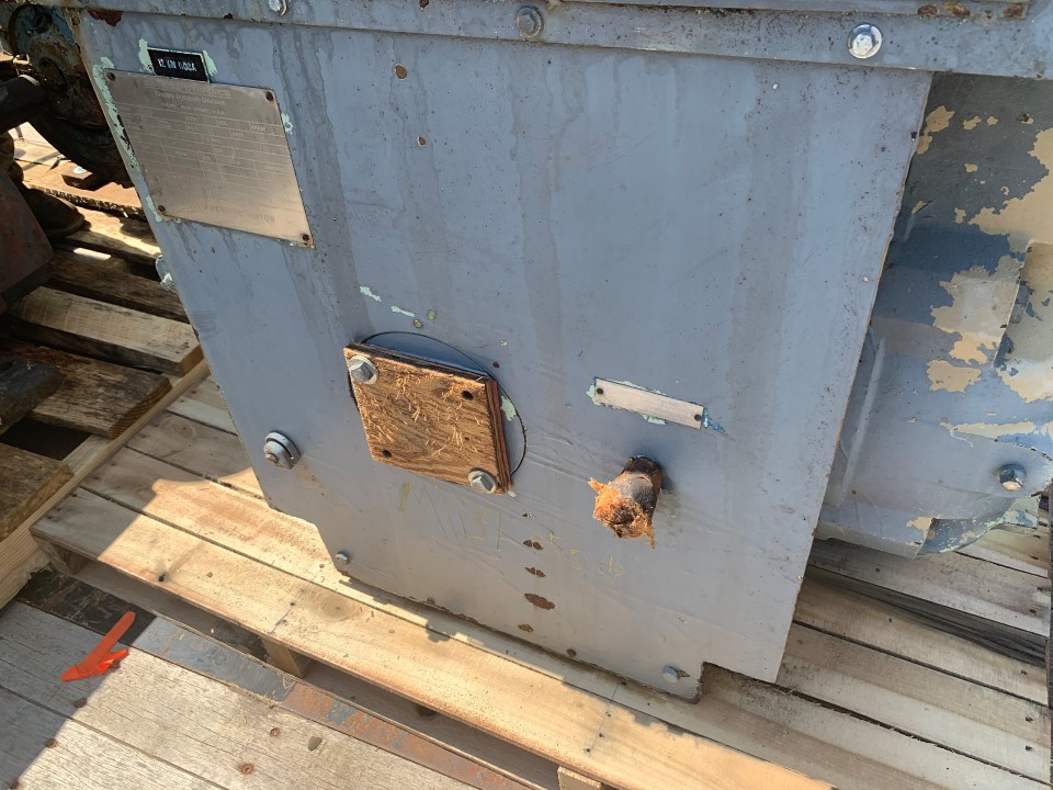General Dynamics 350 HP, 710 RPM, 2300 Volt Electric Motor ...