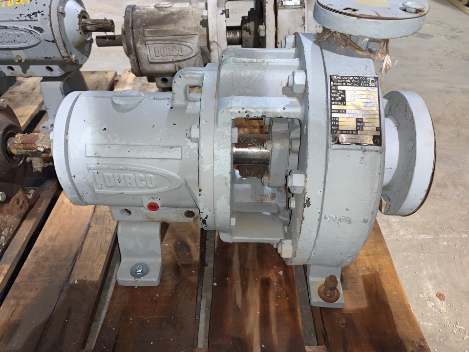 Durco MKII 3x1.5-10/7.7 D20 Centrifugal Pump, Transamerican Equipment ...