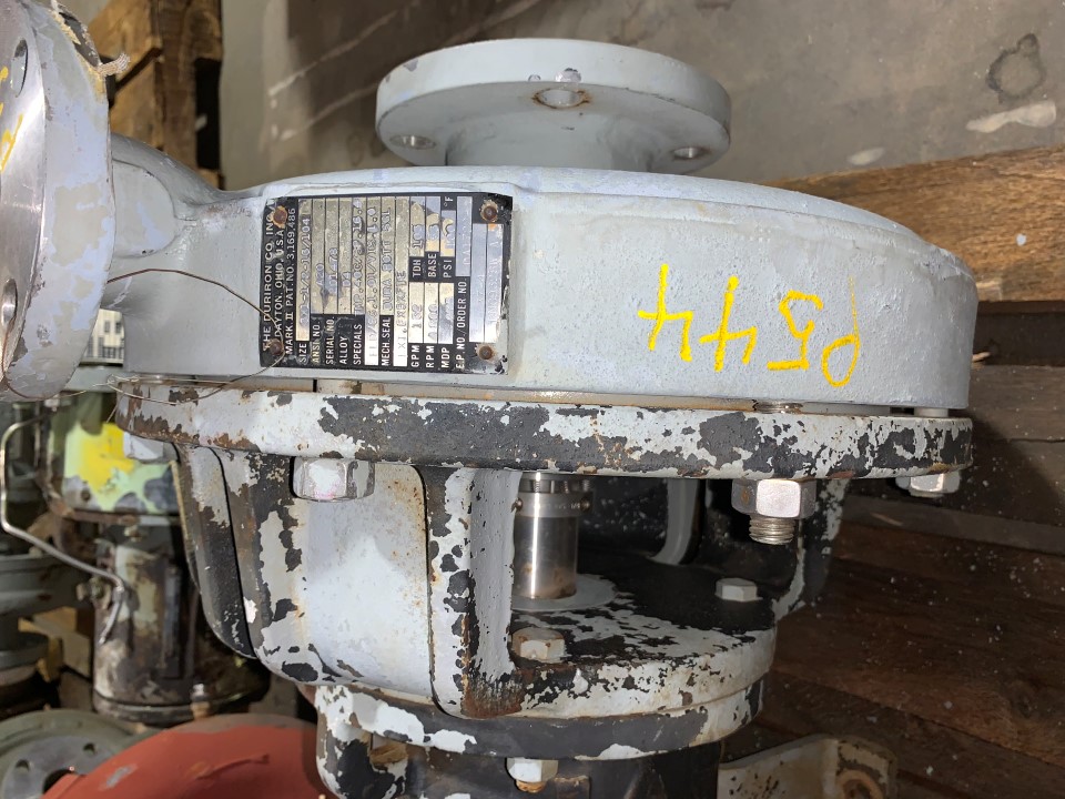 Durco MKII 3x1.5-13 D4 Durco: CF8M Flowserve: C3063 Centrifugal ...