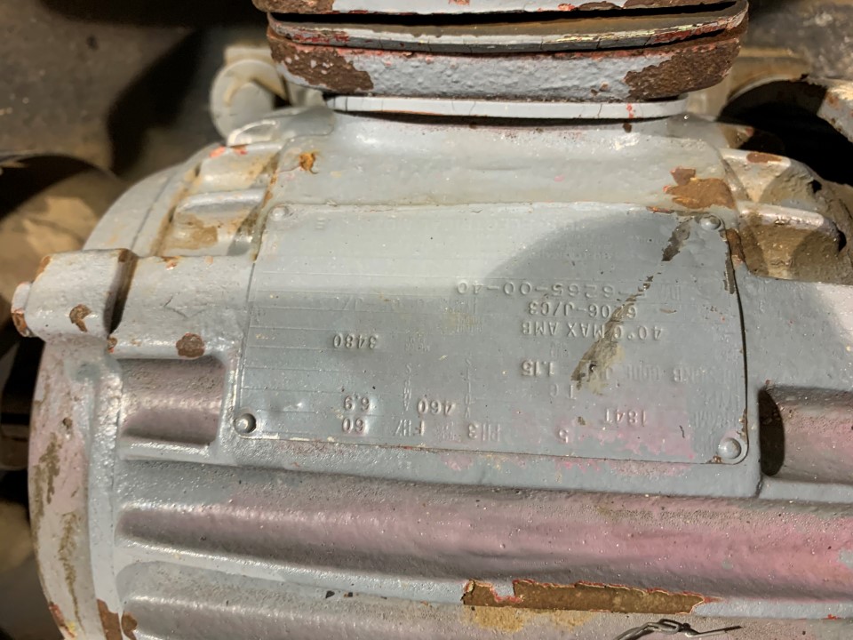 Worthington D1011 3x1.5-6 DI Centrifugal Pump with US Electric 5 ...