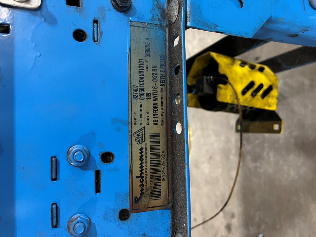 Accuglide 22 in. x 50 ft. Live Roller Conveyor, Transamerican Equipment ...
