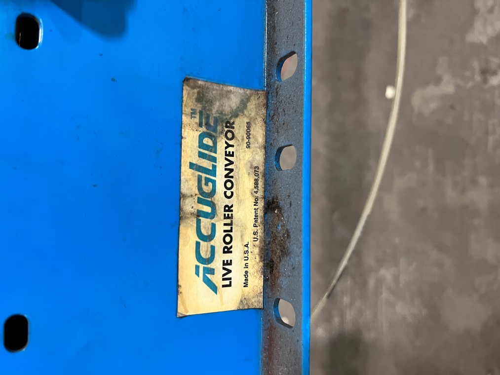 Accuglide 22 in. x 50 ft. Live Roller Conveyor, Transamerican Equipment ...