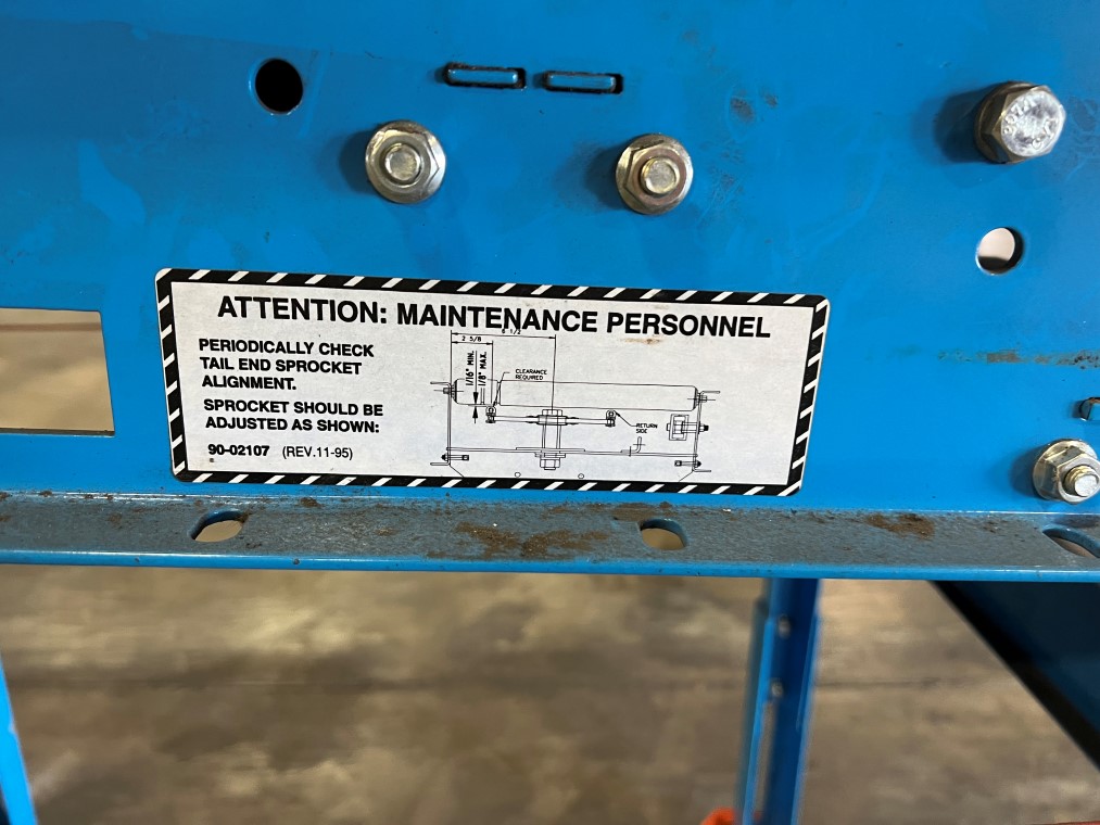 Accuglide 22 in. x 50 ft. Live Roller Conveyor, Transamerican Equipment ...