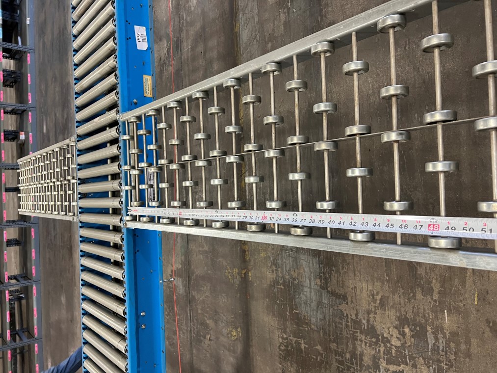 Accuglide 22 in. x 50 ft. Live Roller Conveyor, Transamerican Equipment ...