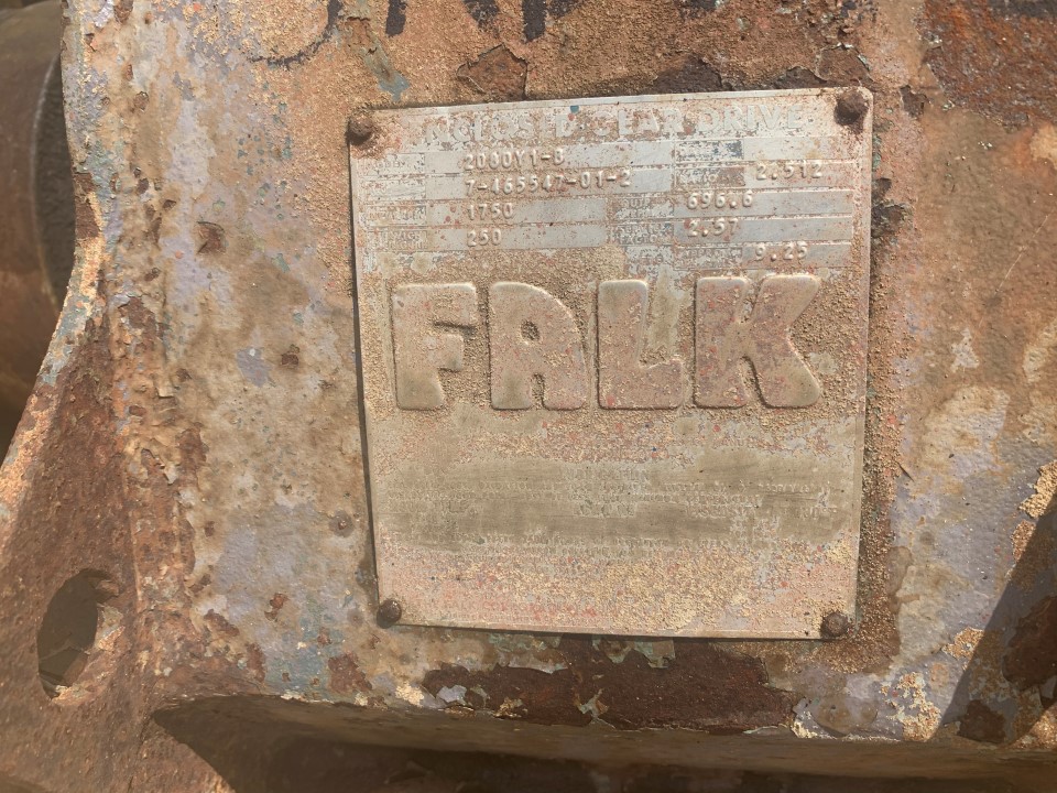 Falk 2080Y1-B 2.512 Ratio 250 HP Gear Reducer, Transamerican Equipment ...