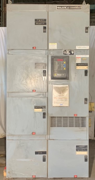 Square D Power-Zone III Switchgear 3200A, 480/277V, 3 Ph, 65kA ...
