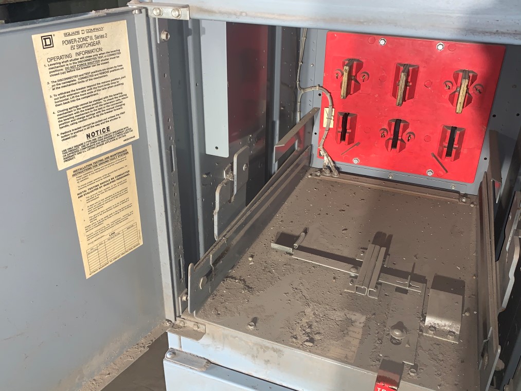 Square D Power-Zone III Switchgear 3200A, 480/277V, 3 Ph, 65kA ...