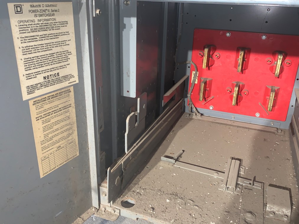 Square D Power-Zone III Switchgear 3200A, 480/277V, 3 Ph, 65kA ...