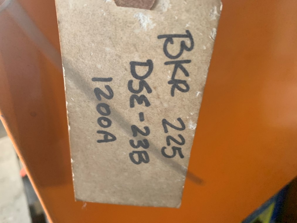 Square D DSE-23-B 1200 Amp, 4160 Volt Solenarc Circuit Break ...