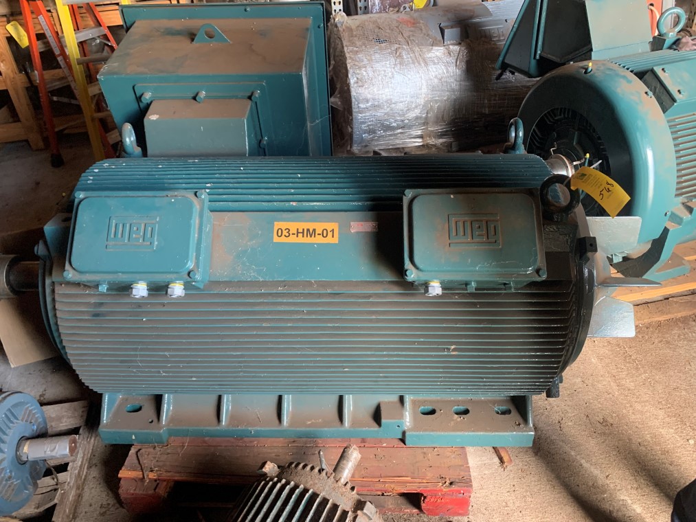 WEG HGF 5810 Motor, 600 HP, 1800 RPM, 4160V, Transamerican Equipment ...