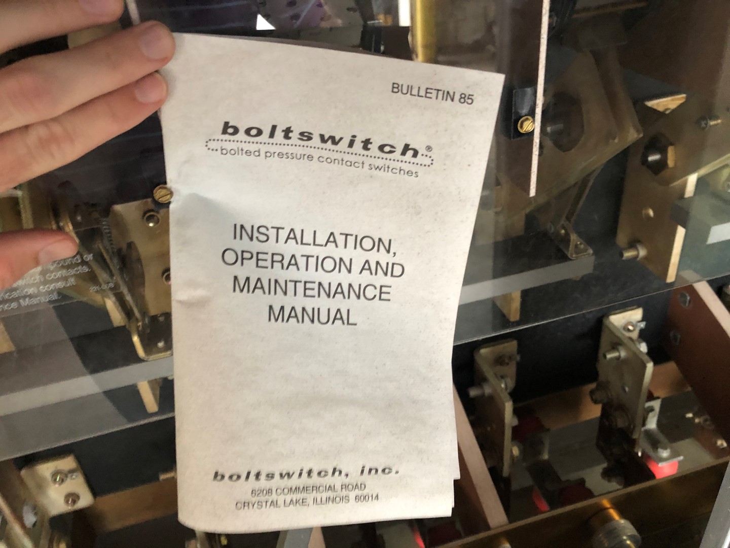 Boltswitch E6475R Bolted Pressure Contact Switch, Transamerican ...