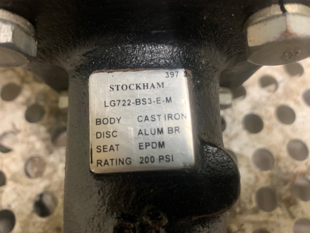 Stockham Gear Operated 10” Butterfly Valve LG722-BS3-E-M, Transamerican ...